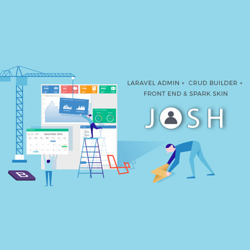 Josh ? Laravel Admin Template + Front End + CRUD - Prime Access