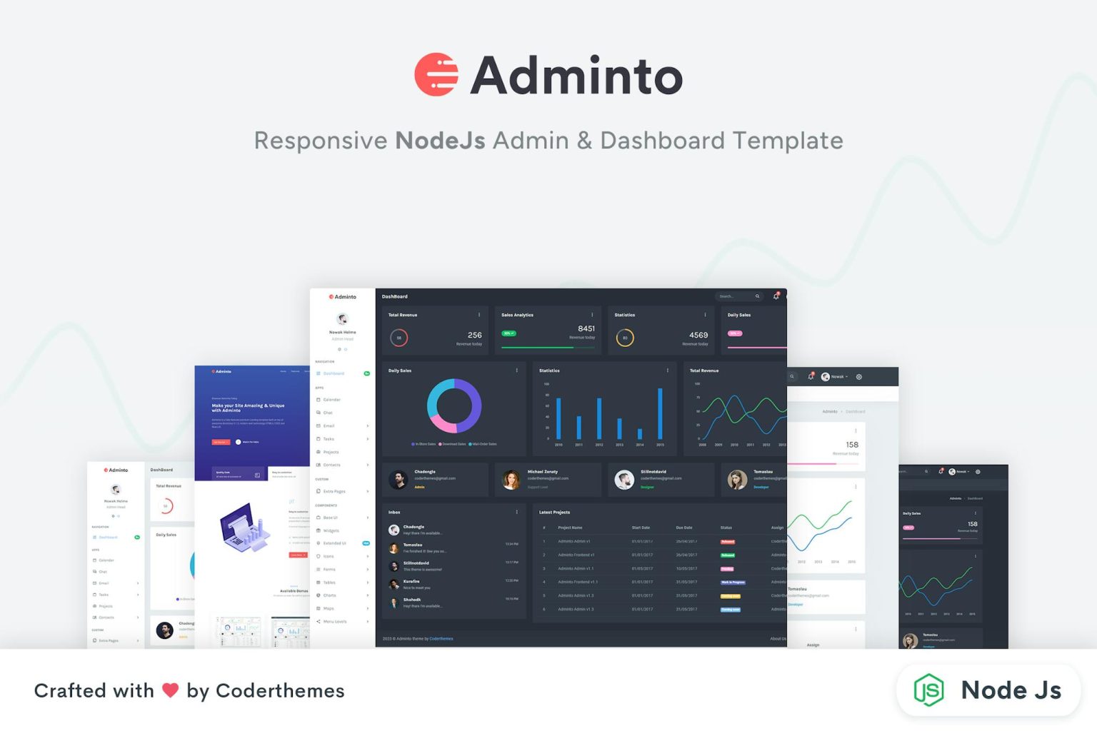 Adminto - NodeJS Admin & Dashboard Template Adminto – NodeJS Bootstrap Admin & Dashboard ...