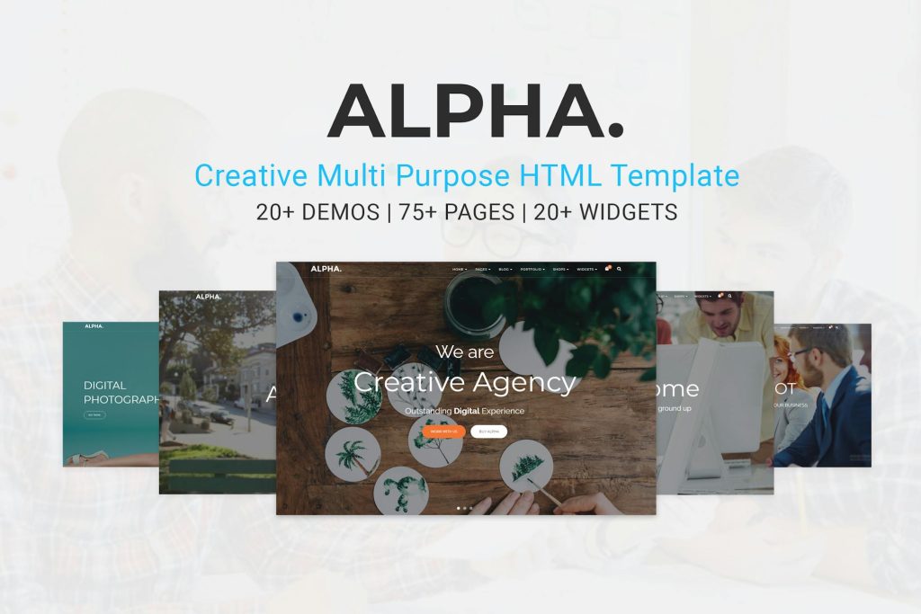 Alpha Dot Multi Purpose HTML5 Template Creative & modern user interface - Prime Access