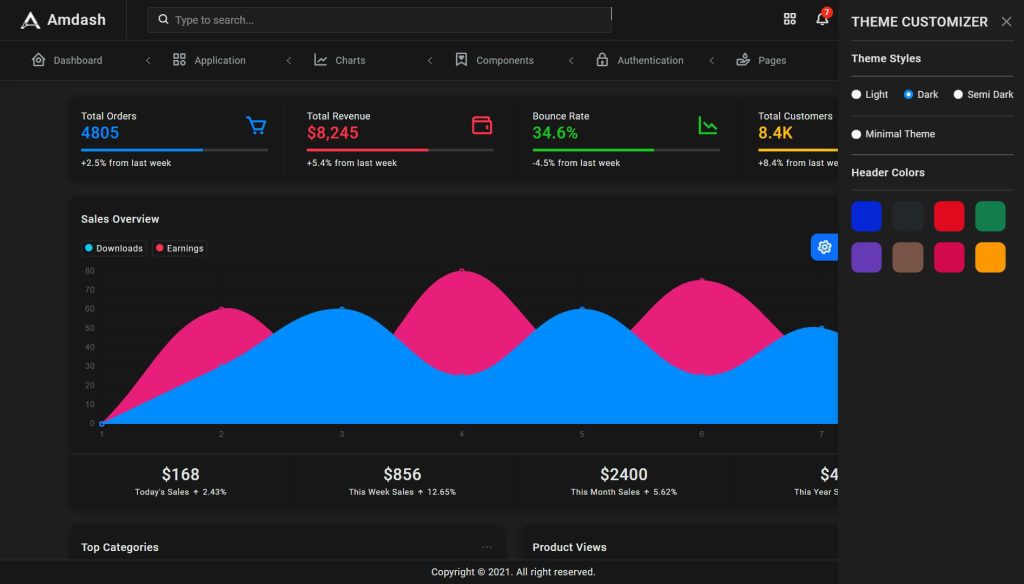 Amdash - Bootstrap 5 Admin Template - Prime Access