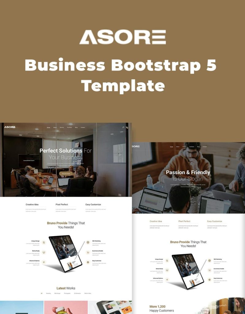 Asore - Business Bootstrap 5 Template Asore uses the latest ...