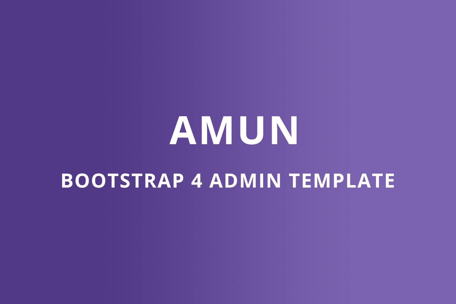 Bootstrap 4 Admin Template - Amun admin, app, application, bootstrap, charts, crm, D3, dashboard ...