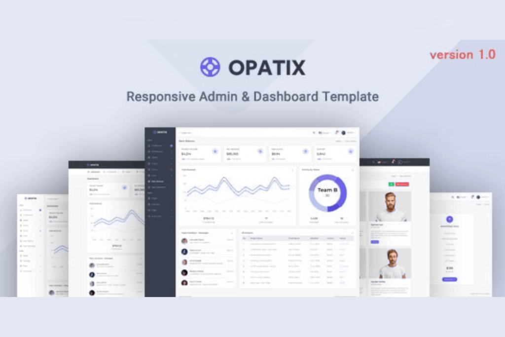Bootstrap Admin & Dashboard Template - Opatix Opatix is the most developer friendly & highly ...
