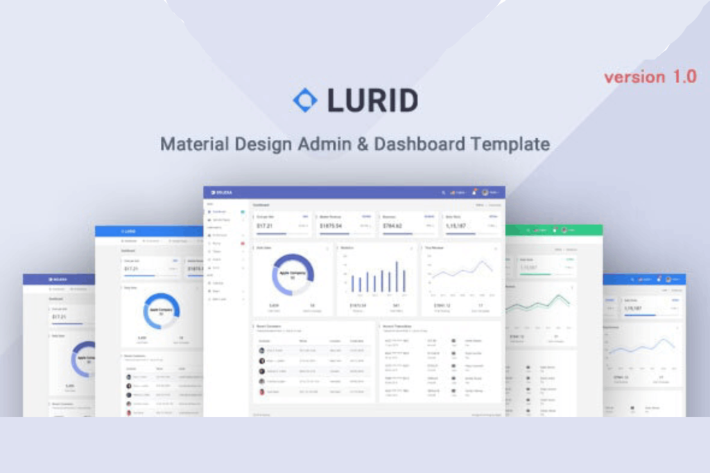 Bootstrap Admin & Dashboard UI Kit- Lurid Lurid is the most developer ...