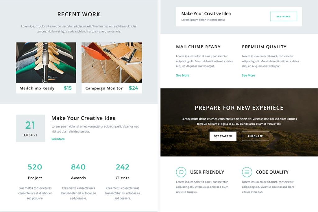 Border - Responsive Email + StampReady Builder Border is clean and ...