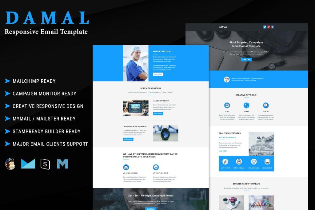 DAMAL - Multipurpose Responsive Email Template Best marketing email template - Prime Access