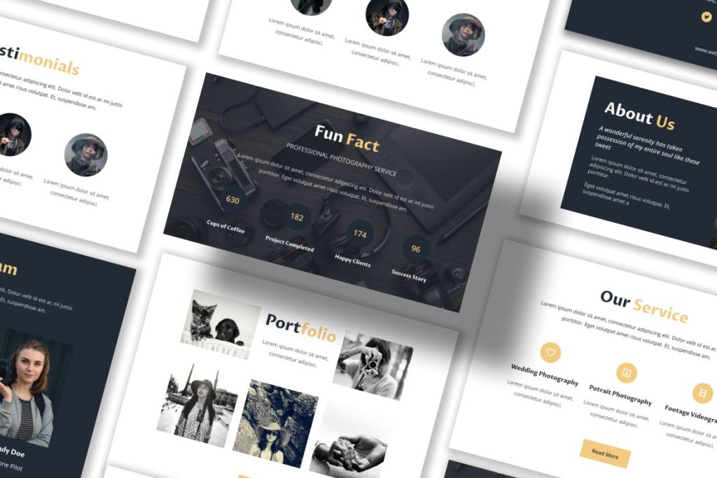 Dazzle - Photography Email Newsletter Template Dazzle - Photography ...