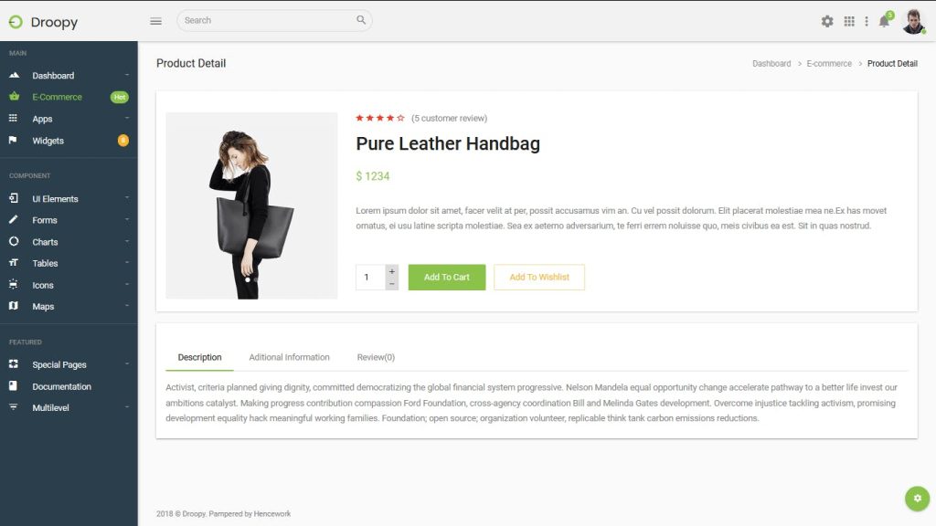 Droopy Multipurpose Bootstrap Admin Dashboard Multipurpose Bootstrap Admin Dashboard Template