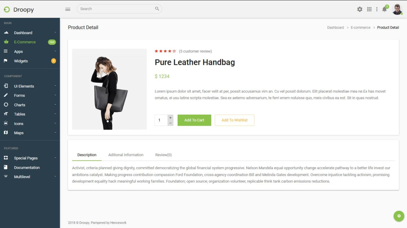 Droopy - Multipurpose Bootstrap Admin Dashboard Multipurpose Bootstrap Admin Dashboard Template ...