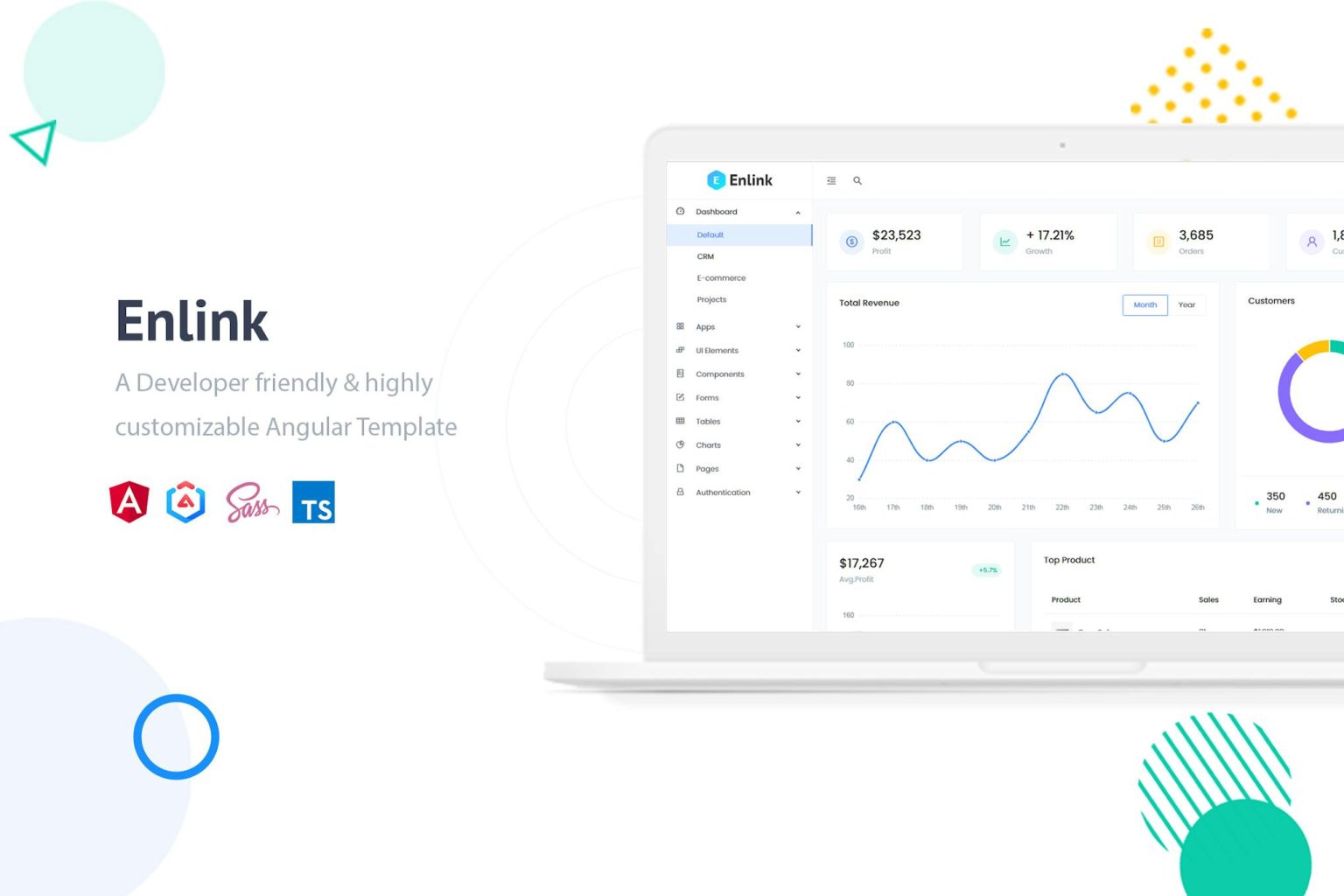 Enlink - Angular 12 Admin Template - Prime Access