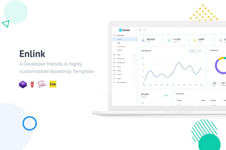 Enlink - Bootstrap Admin Template - Prime Access
