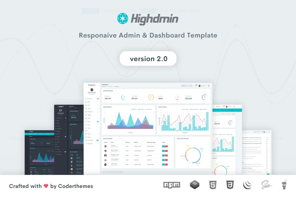 Highdmin - Responsive Bootstrap 4 Admin Dashboard Highdmin is a bootstrap 4 based premium admin ...