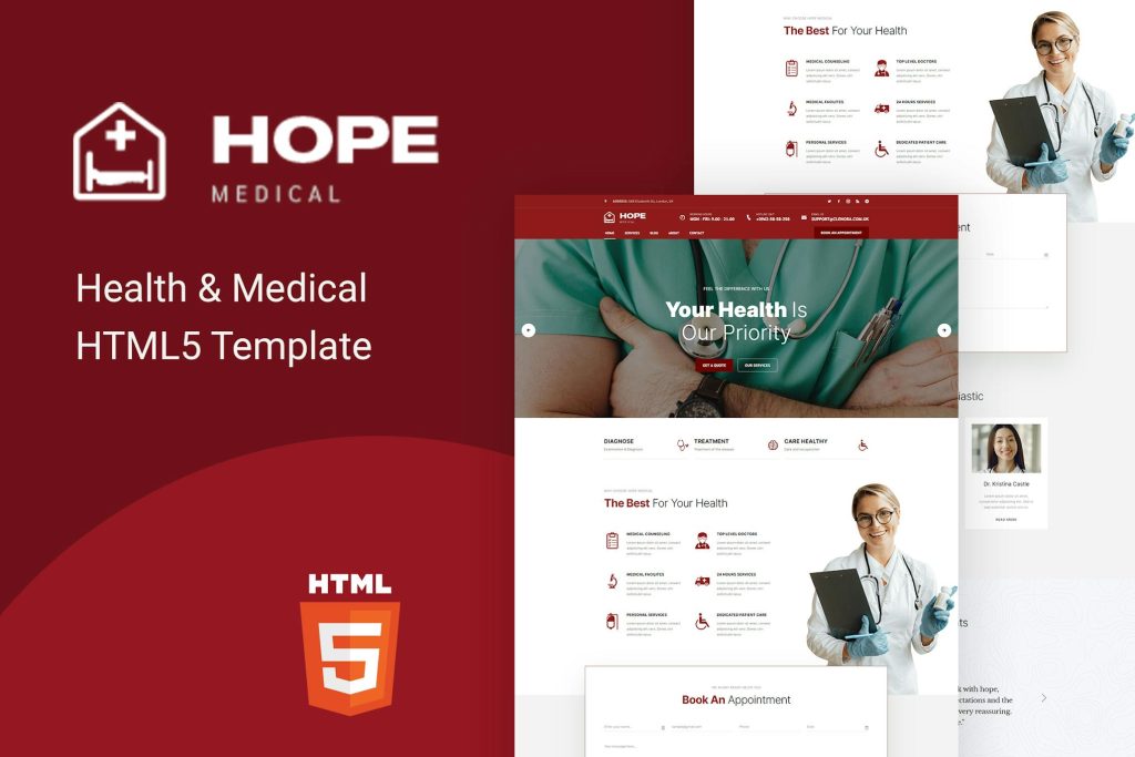 Hope - Health & Medical HTML5 Template Hope Health & Medical HTML5 ...