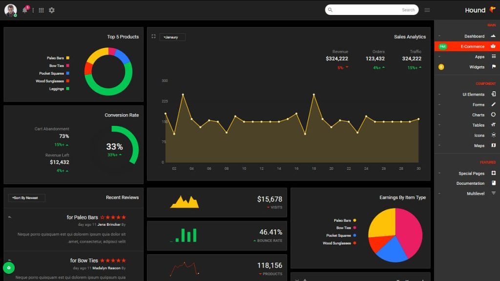 Hound - The Ultimate Multipurpose Admin Template The Ultimate Multipurpose Admin Template ...