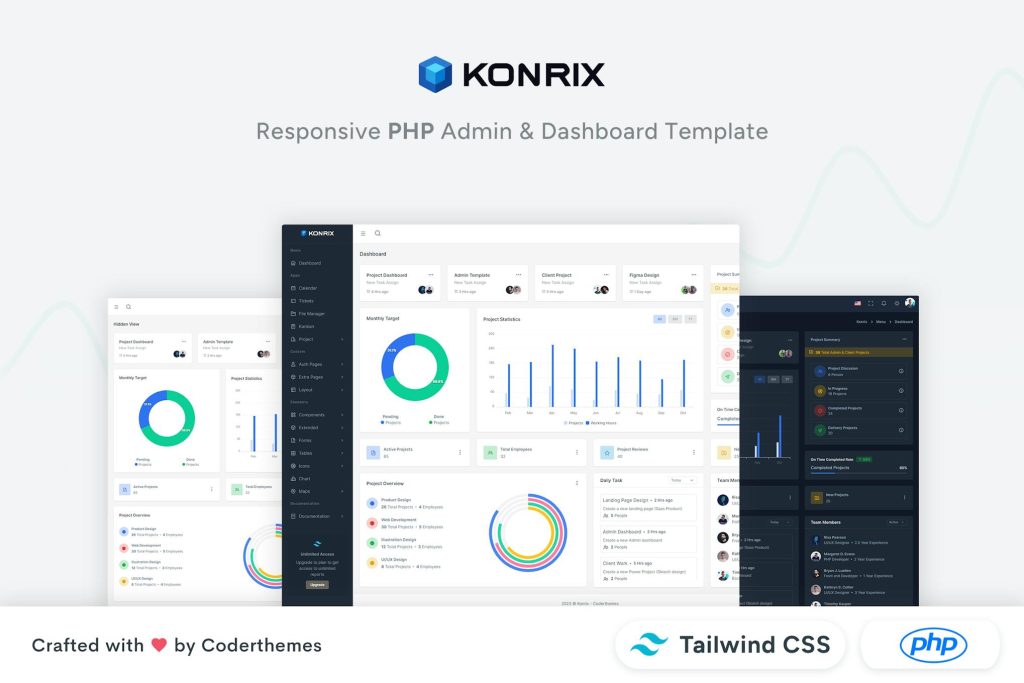 Konrix - PHP Tailwind CSS Admin Dashboard Template Konrix – PHP ...
