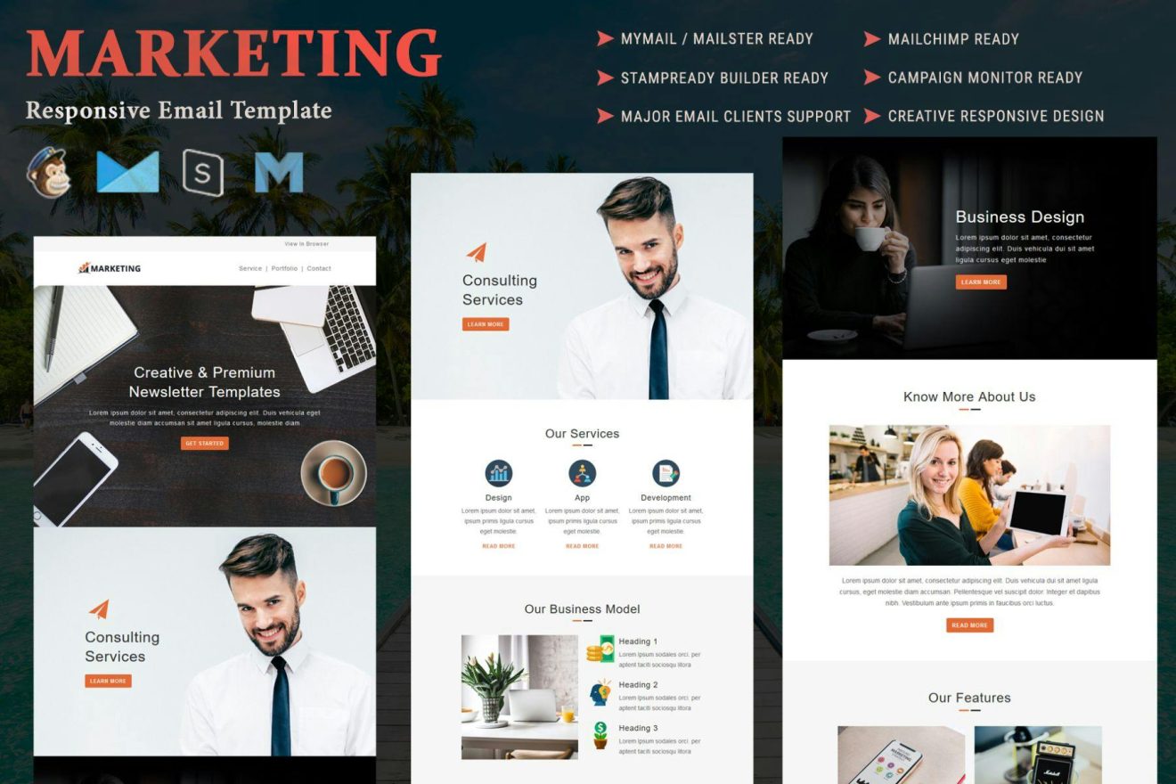Marketing - Multipurpose Responsive Email Template Best Marketing Email ...