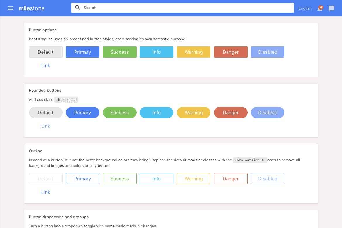 Milestone Bootstrap 4 Admin Template A Dashboard Admin Template Powered By Bootstrap 4 And