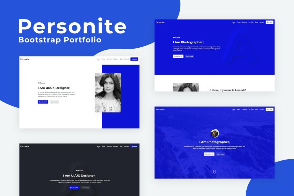 Personite Bootstrap Portfolio Template Prime Access