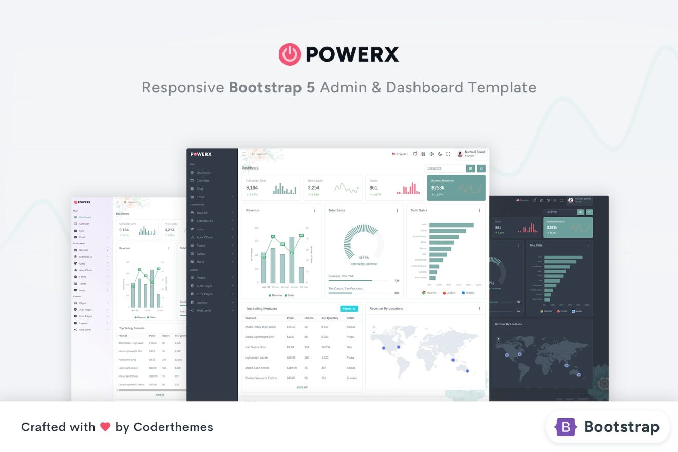 PowerX - Bootstrap 5 Admin & Dashboard UI Kit PowerX – Bootstrap 5 ...