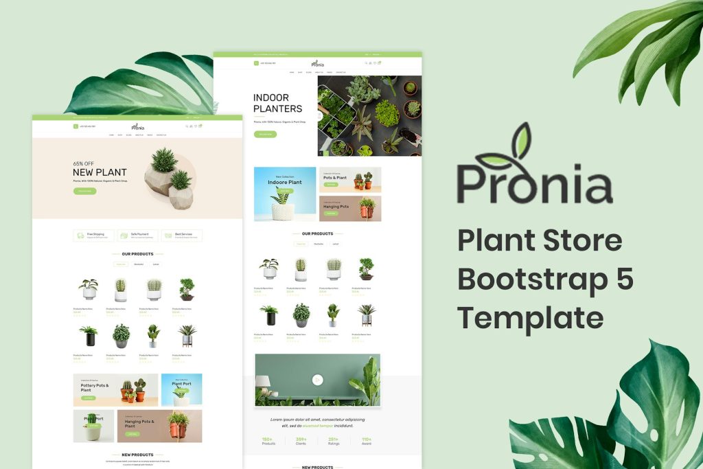 Pronia - Plant Store Bootstrap 5 Template Plant Store Bootstrap 5 Template is a modern and pixel ...