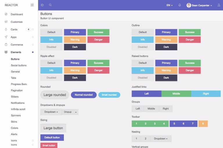 Reactor - Bootstrap Admin Template A dashboard admin template powered ...