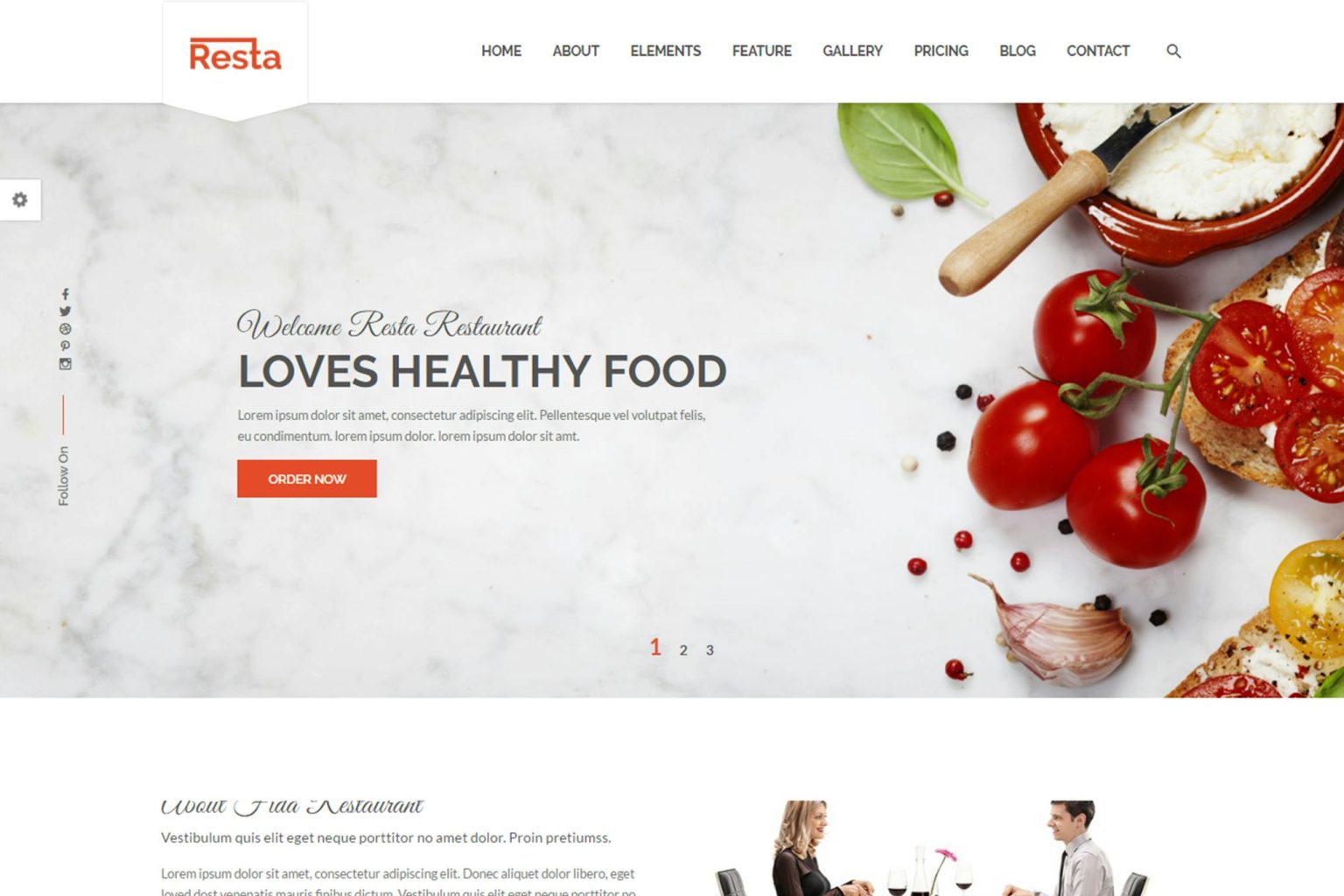 Resta - Restaurant HTML Template Resta is a premium restaurant template ...