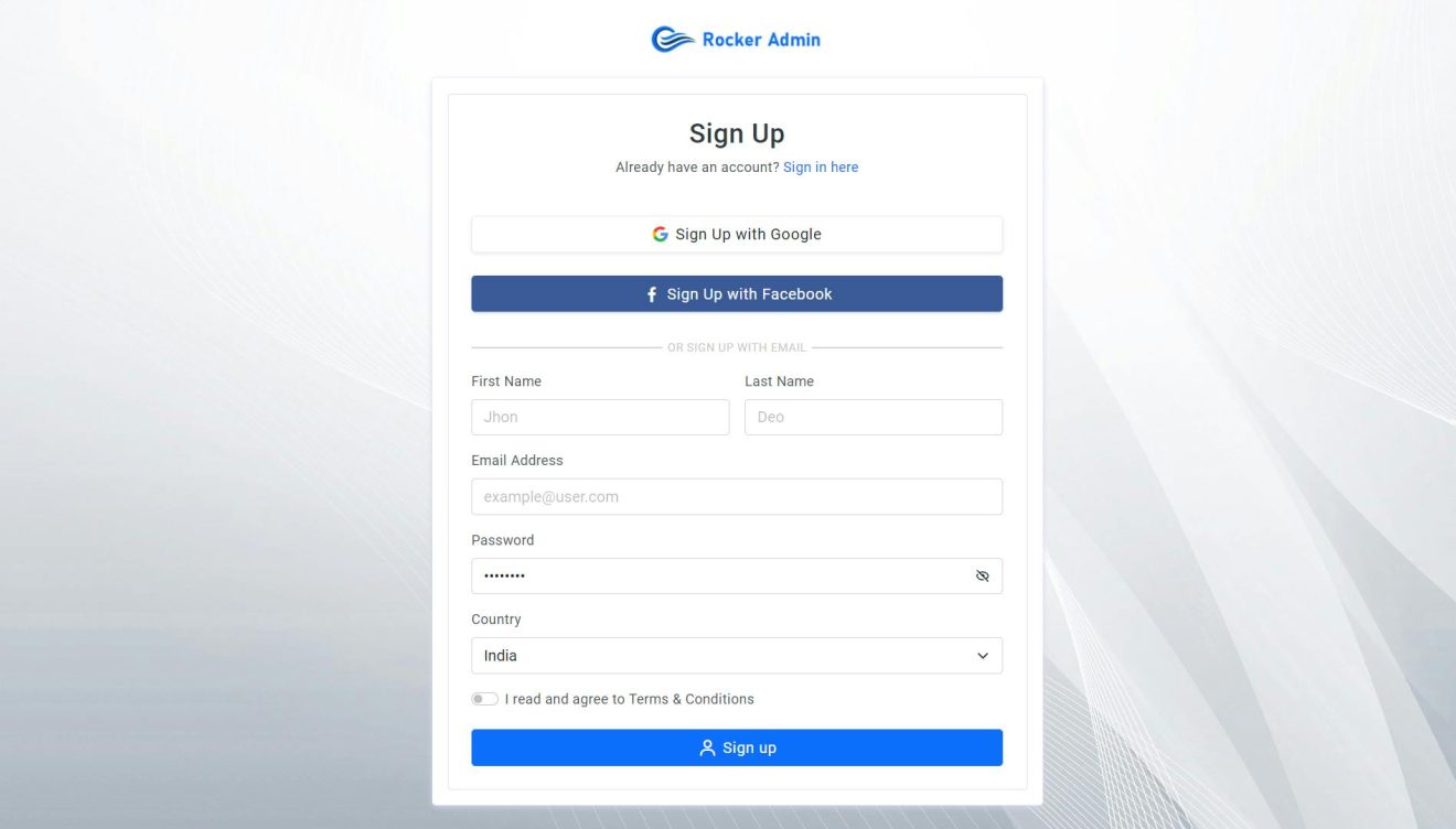 Rocker - Bootstrap 5 Admin Dashboard Template - Prime Access