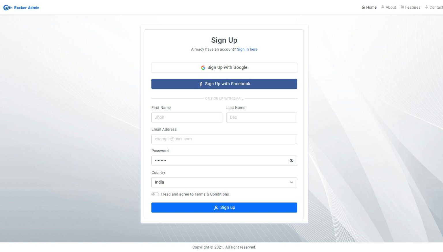Rocker - Bootstrap 5 Admin Dashboard Template - Prime Access