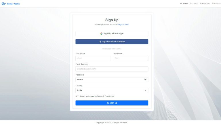 Rocker - Bootstrap 5 Admin Dashboard Template - Prime Access