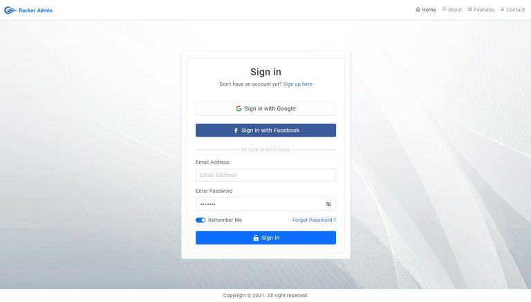Rocker - Bootstrap 5 Admin Dashboard Template - Prime Access