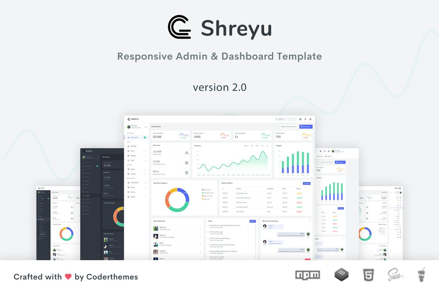 Shreyu - Admin & Dashboard Template Shreyu is a fully featured premium admin and dashboard ...