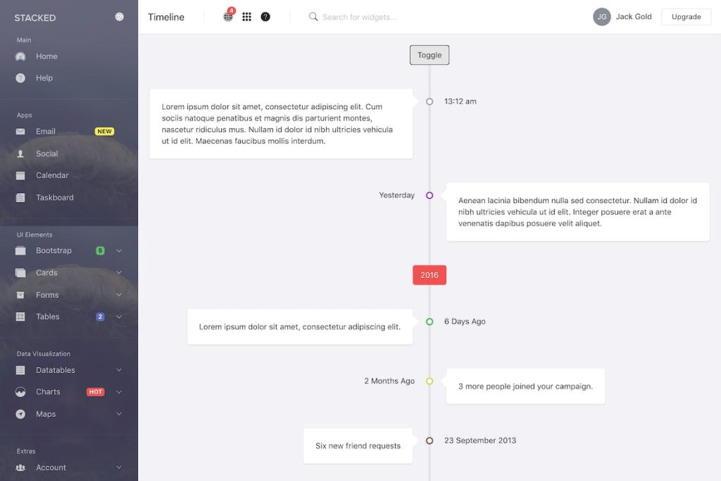 Stacked - Bootstrap 4 Angular Admin Template A Bootstrap 4 and Angular 8+ powered dashboard ...