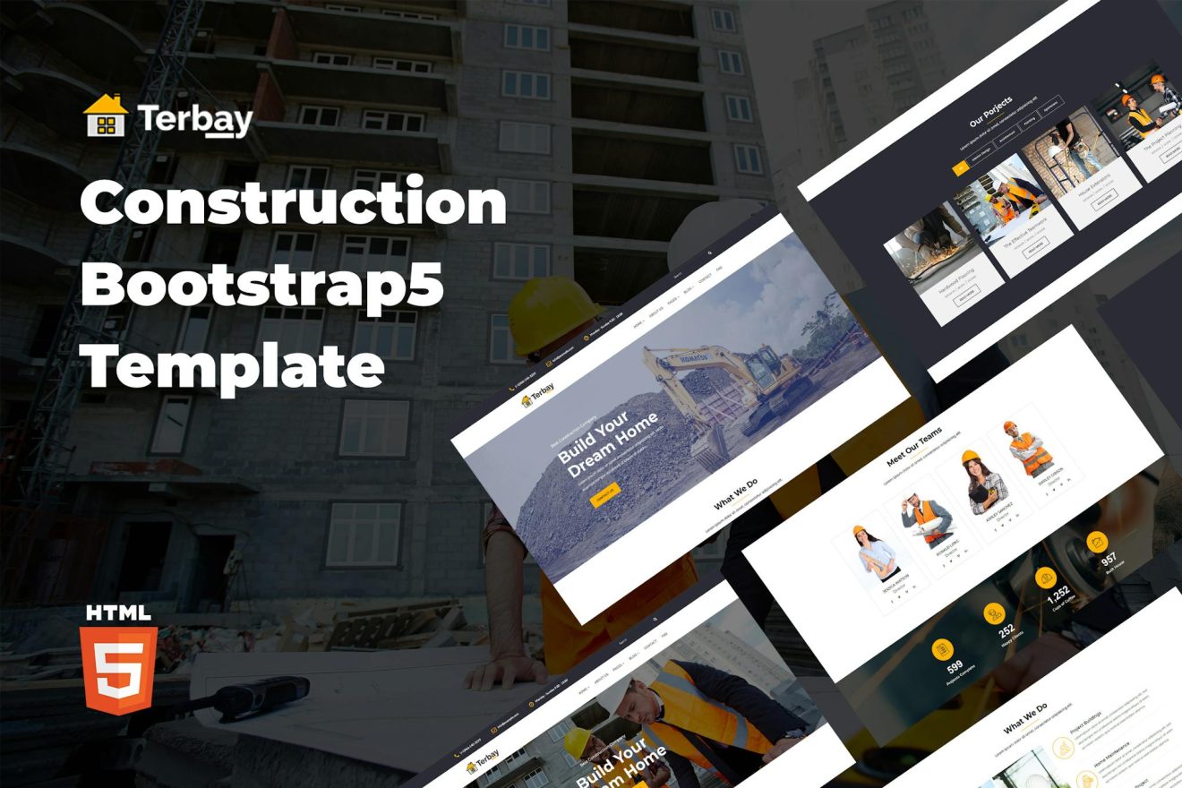 Terbay - Construction Bootstrap5 Template Terbay – Construction Bootstrap5 Template is a dynamic ...