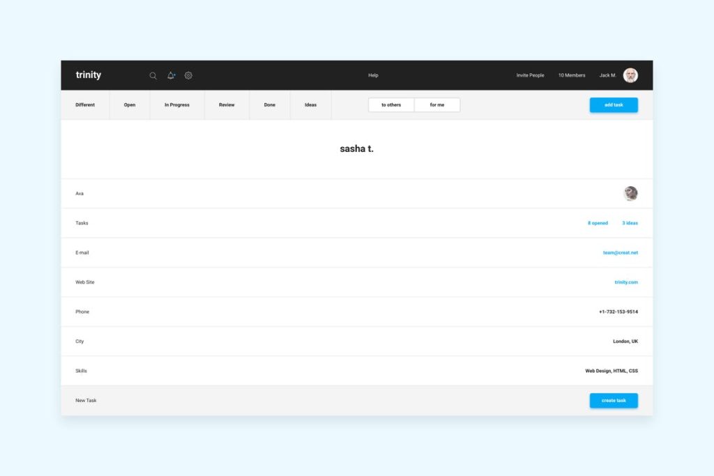 Trinity – Dashboard Html Template Trinity – Dashboard Html Template ...