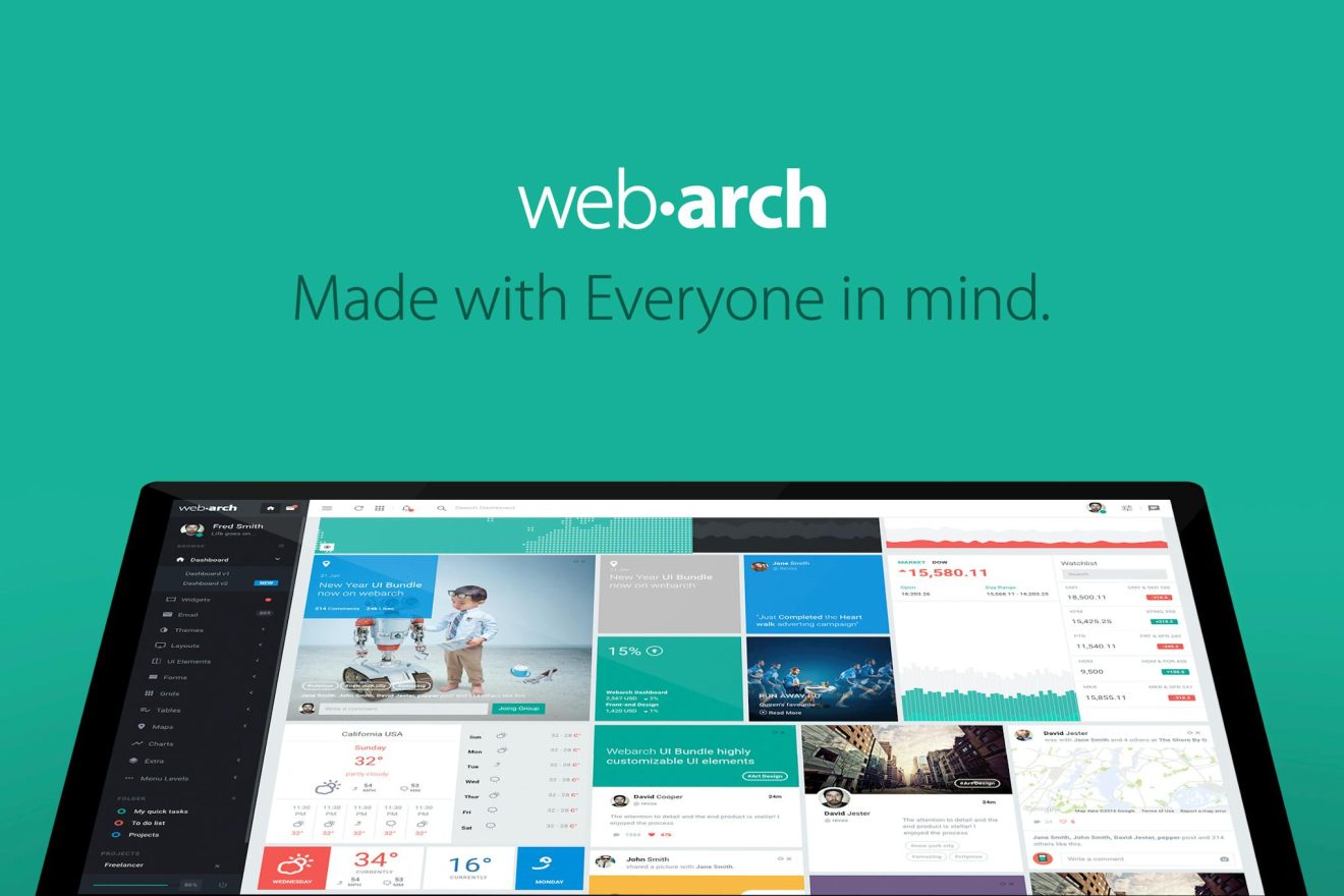 Webarch - Responsive Admin Dashboard Template Made With Everyone in Mind - Prime Access