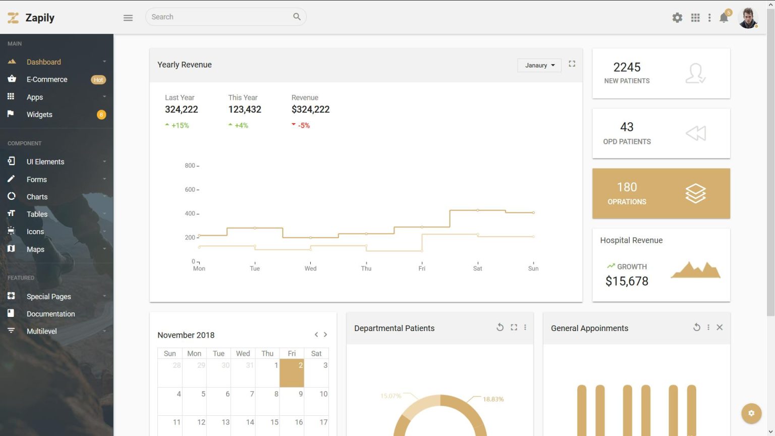 Zapily - Responsive Bootstrap Admin & Powerful UI Responsive Bootstrap Admin & Powerful UI Kit ...