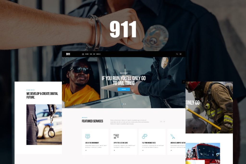 911 Police Station & Fire Department WordPress Theme - Prime Access