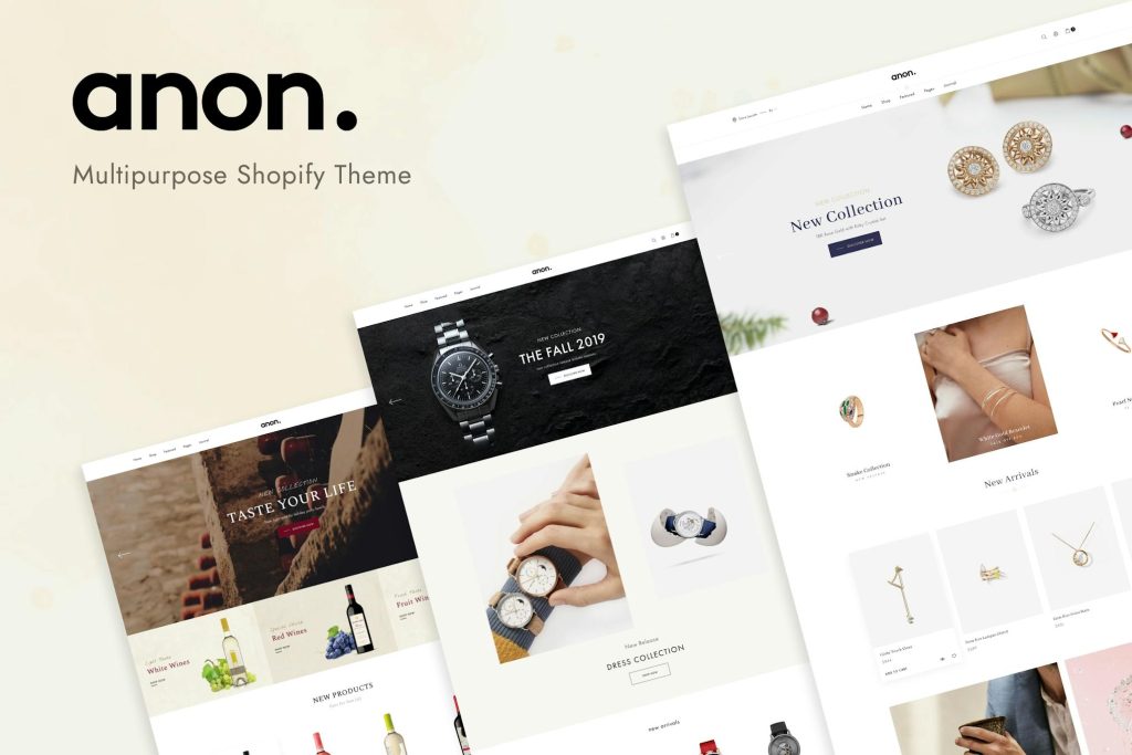 Anon - Minimal Responsive Shopify Theme UI UX Shopify Theme - Prime Access
