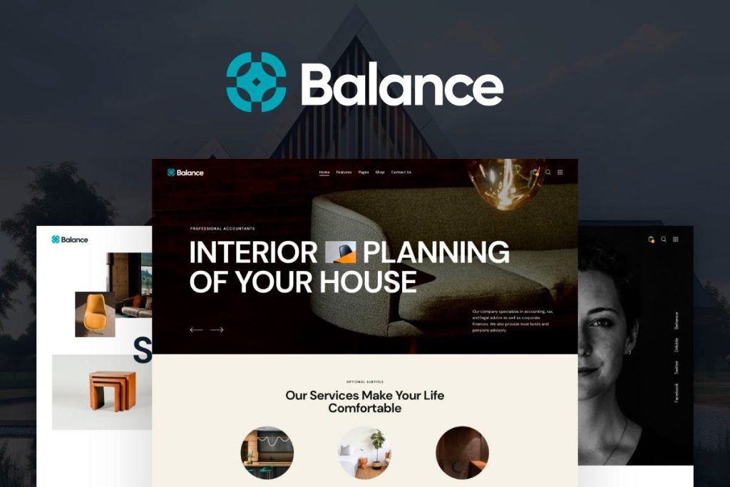 Balance Interior Design WordPress Theme - Prime Access