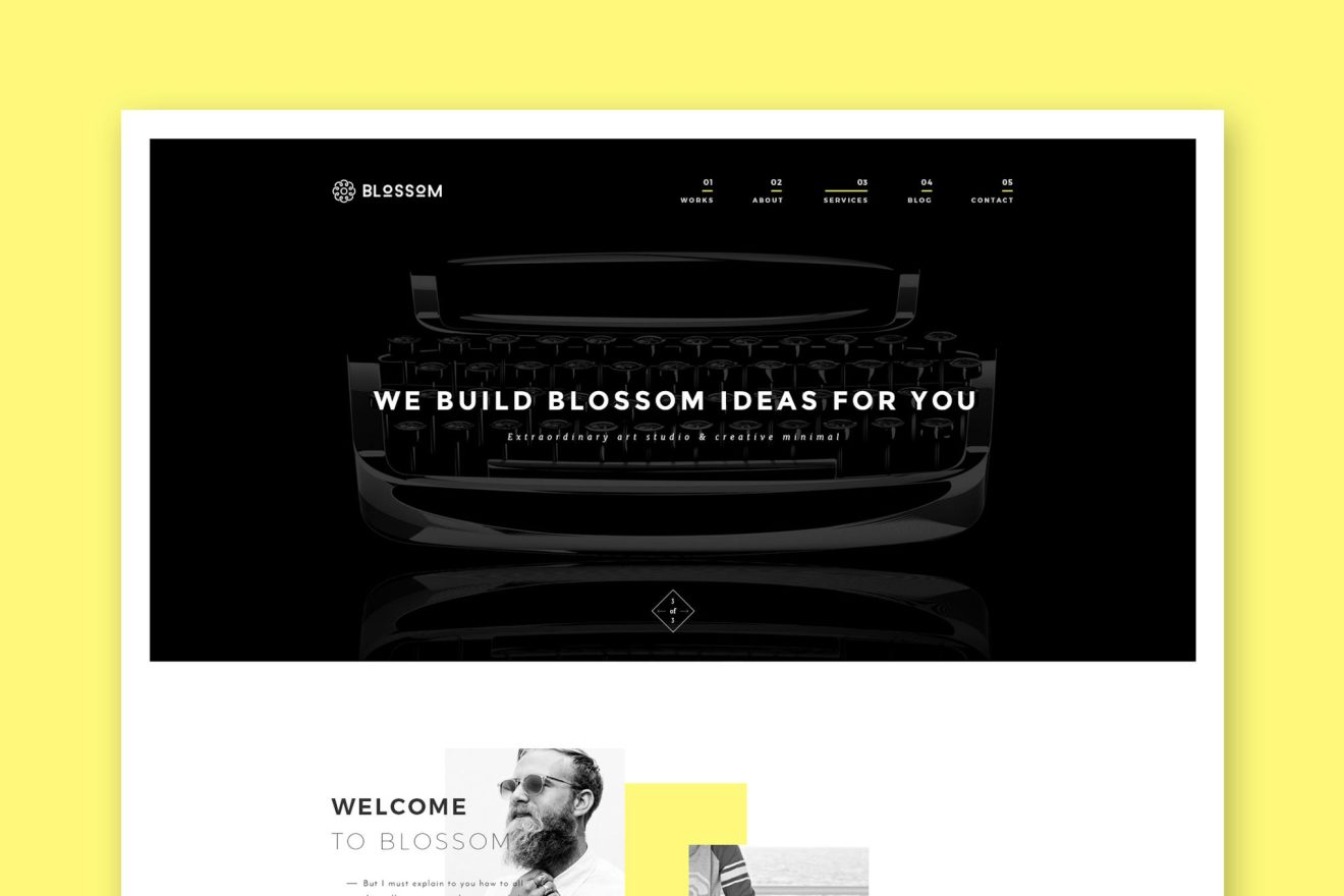 Blossom - Minimal Portfolio HTML5 Template Minimal Portfolio HTML5 ...