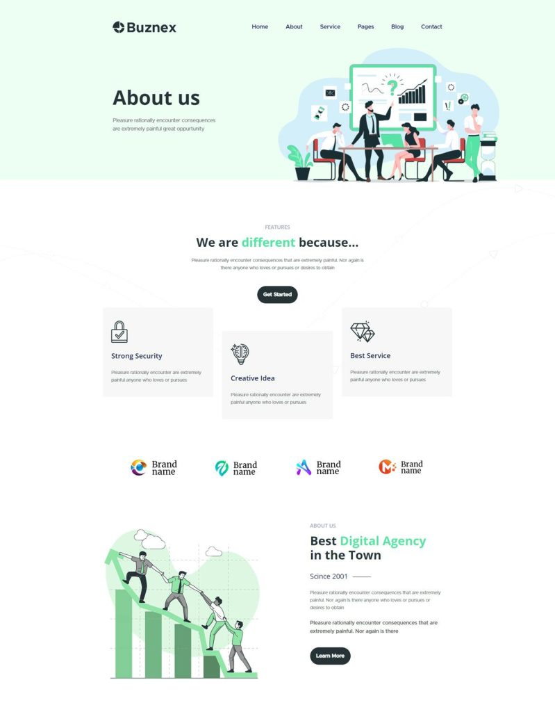 Buznex – Business React JS Template Business React JS Template is a ...