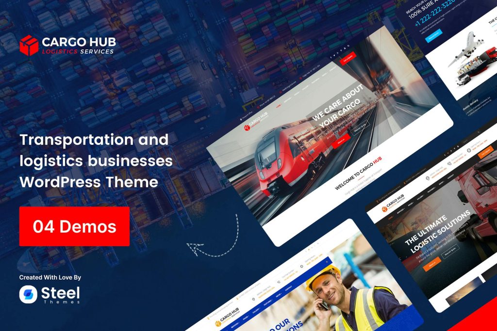 Cargo HUB - Logistics & Transport WordPress Theme Cargo HUB is the best transportation and ...