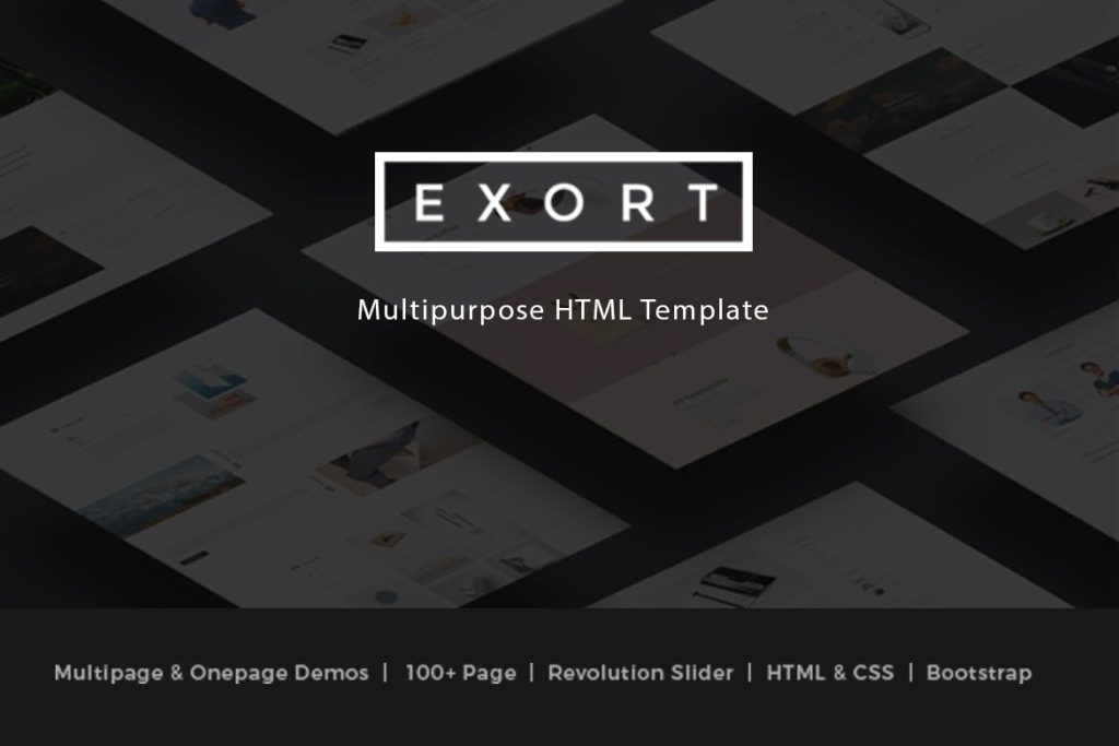 Exort - Responsive Multipurpose HTML Template - Prime Access