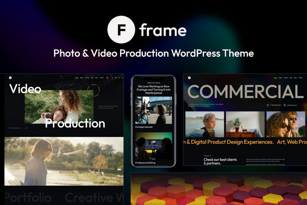 Frame Photo & Video Production WordPress Theme - Prime Access