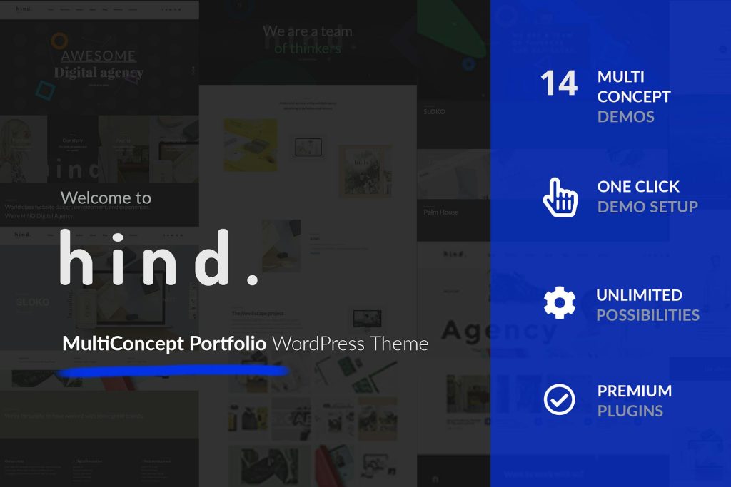 Hind - Multi-Concept Portfolio & Photography theme One of the fastest ...