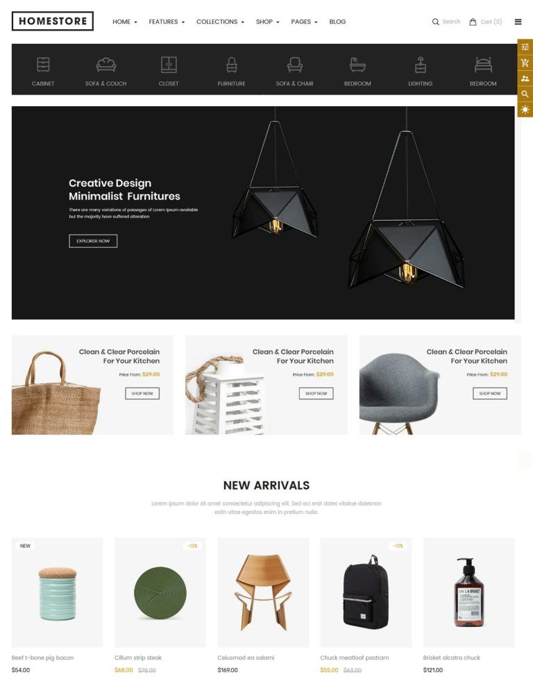 HomeStore - Furniture Sections Shopify Theme Modern, Minimal & Multipurpose Shopify Theme with ...