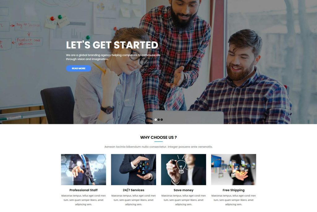 Kiamo Responsive Business Wordpress Theme Prime Access