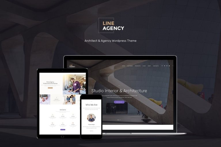 Line Agency Interior Design & Architecture WordPress Theme - Prime Access
