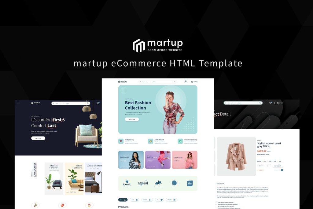 Martup - Multipurpose eCommerce HTML Template Martup Multipurpose ...