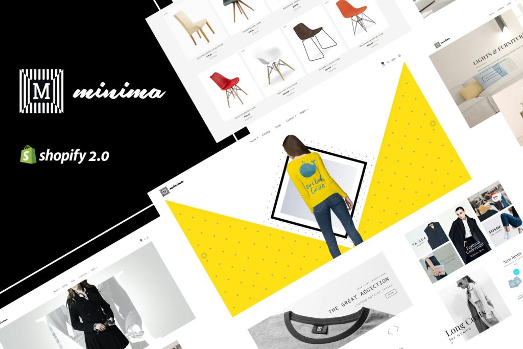 Minima | Minimal Shopify Theme Best Fashion Store Template Design ...
